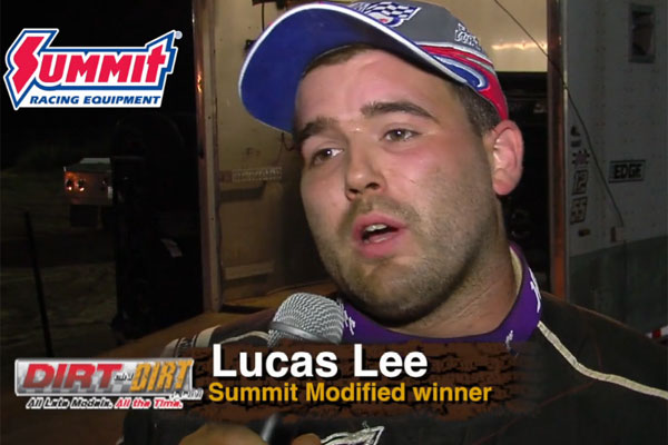 Lee Wins Clayhill - DIRTcar Summer Nationals
